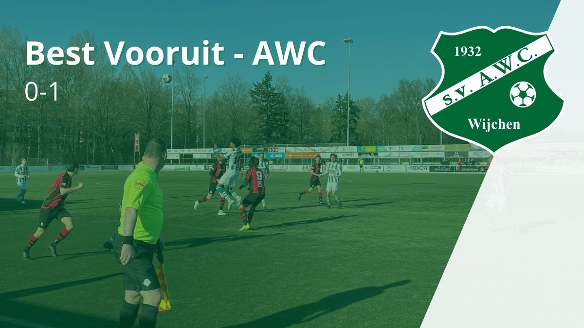 AWC neemt de drie punten mee uit Best - Een wedstrijdverslag van AWC
